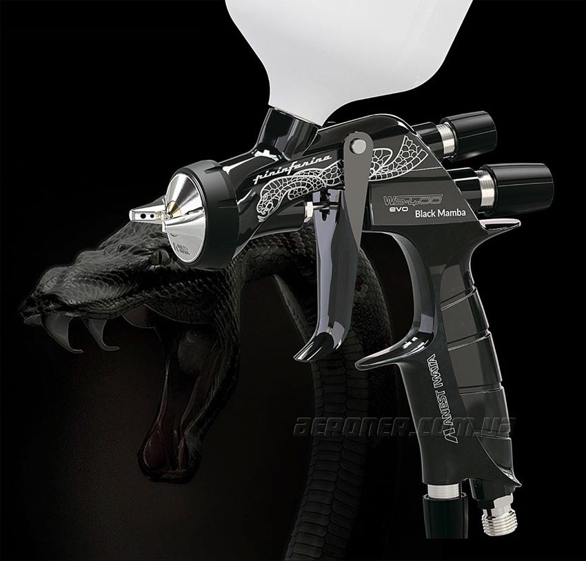 Краскопульт Iwata Supernova Black Mamba WS-400 Special Edition - купить в Киеве, цена в магазине ...